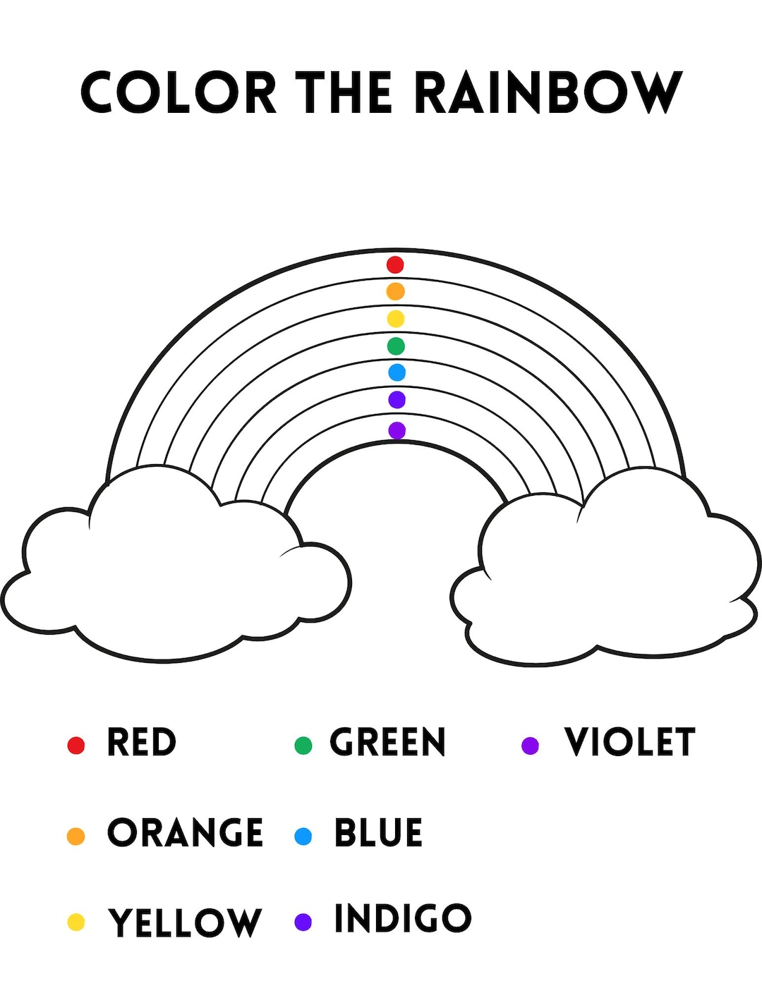10 Printable Spring Coloring and Counting Activity Pages for Kids. - Etsy