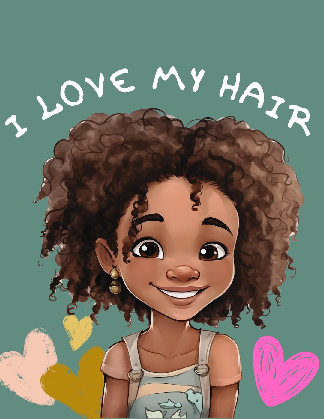 I Love My Hair Book - Etsy