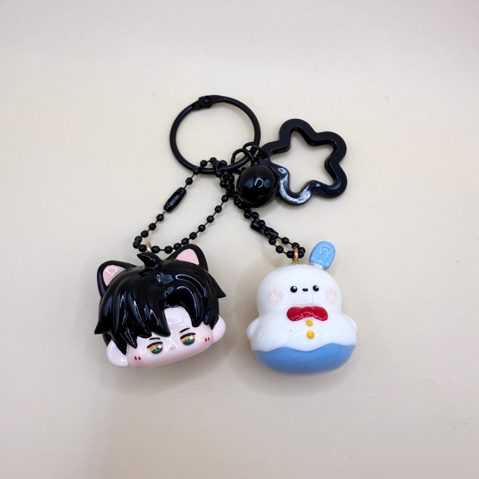 Love and Deepspace | Adorable Caleb Keychain & Red Apple Charm | Xavier ...