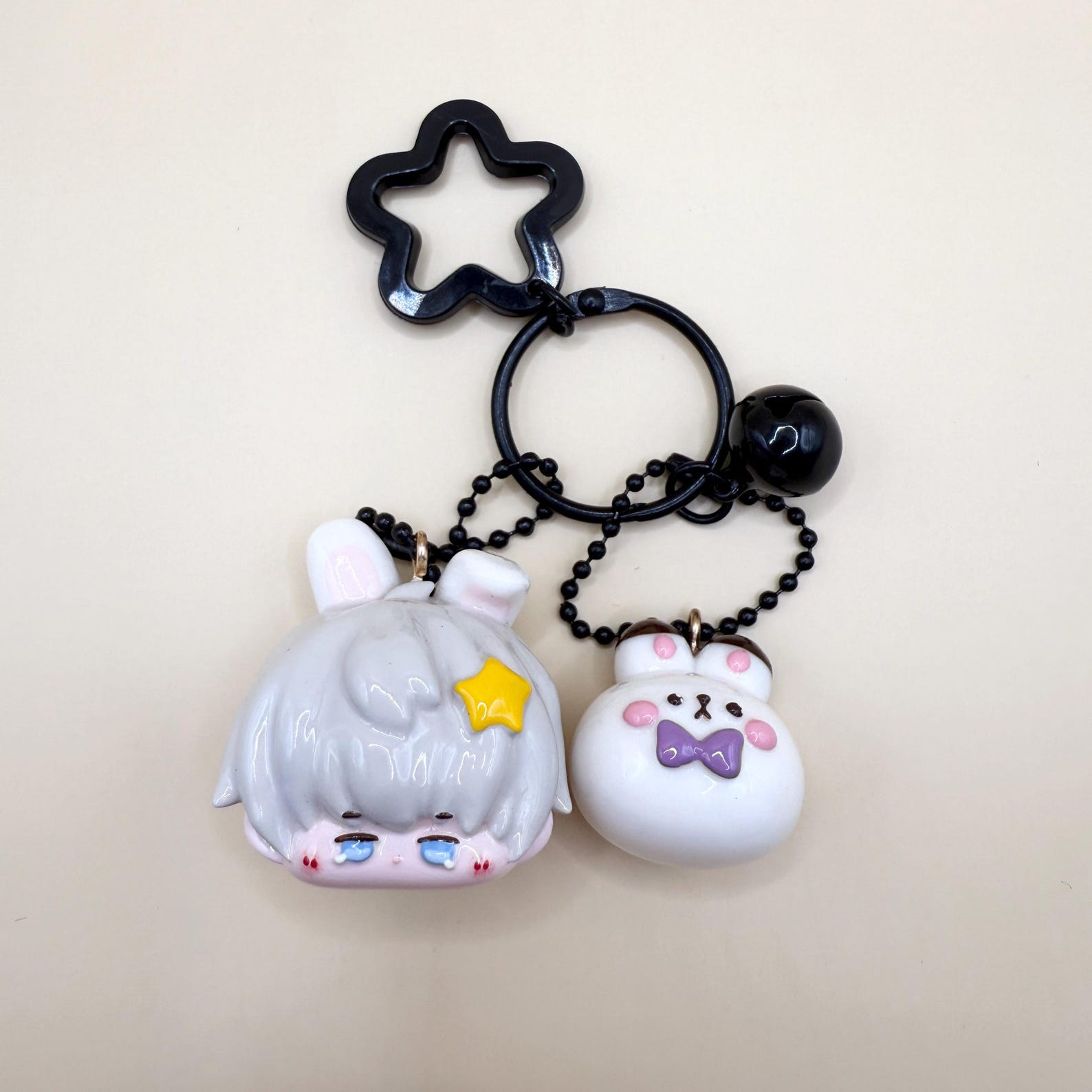 Love and Deepspace | Adorable Caleb Keychain & Red Apple Charm | Xavier ...