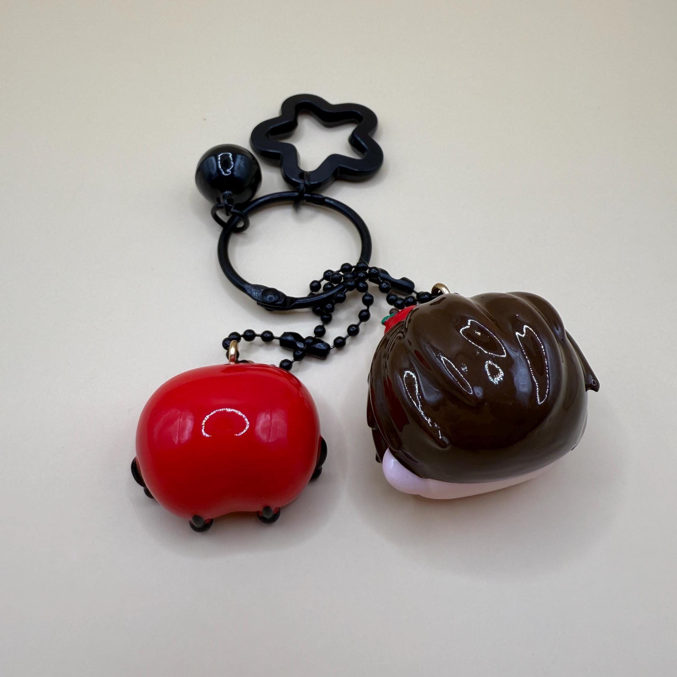 Love and Deepspace | Adorable Caleb Keychain & Red Apple Charm | Xavier ...