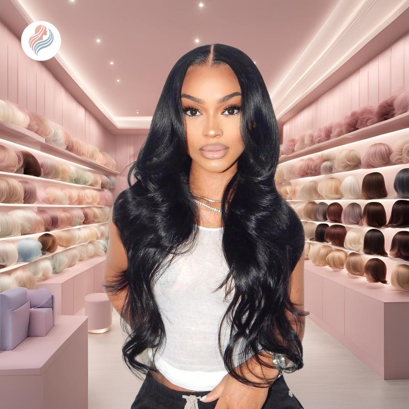 Real Human Hair Wig - Etsy