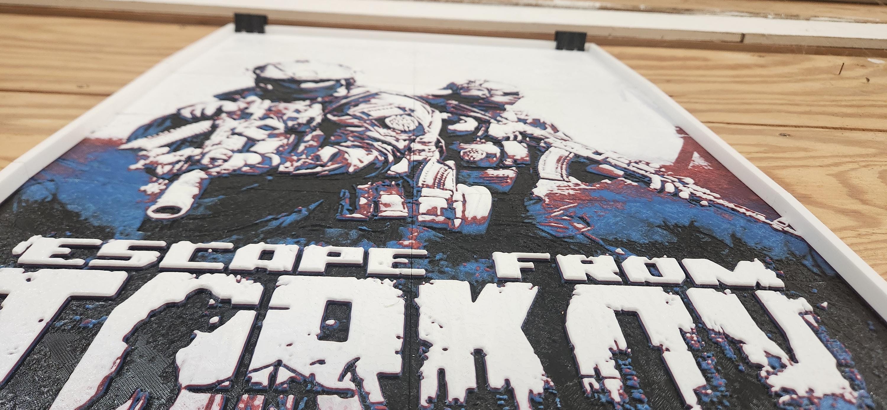 Escape From Tarkov 24x16" 3D Printed Custom Handmade Artwork - Etsy