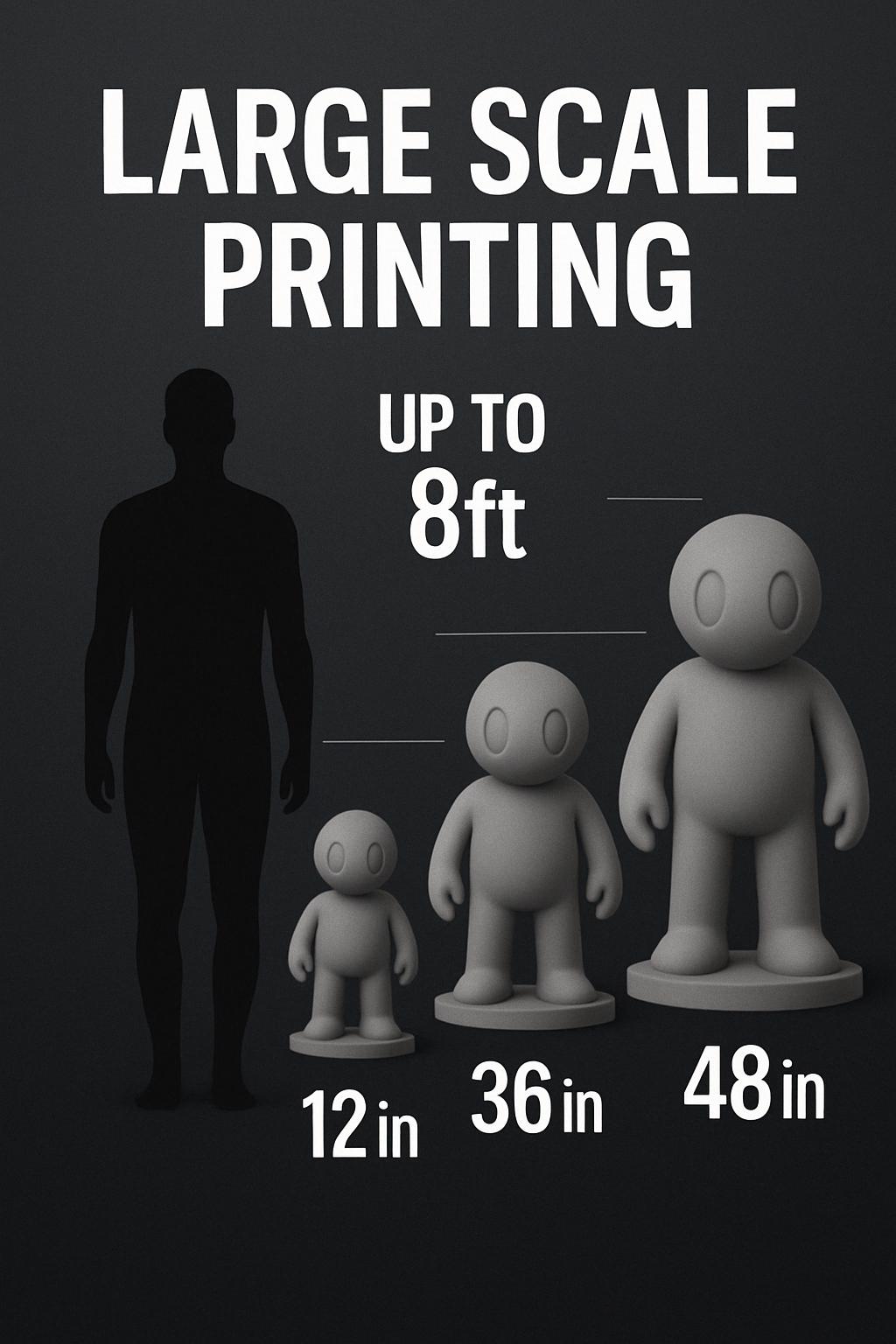 Custom 3D Printing – Massive Figures, Statues, Props – Over 8ft Tall ...