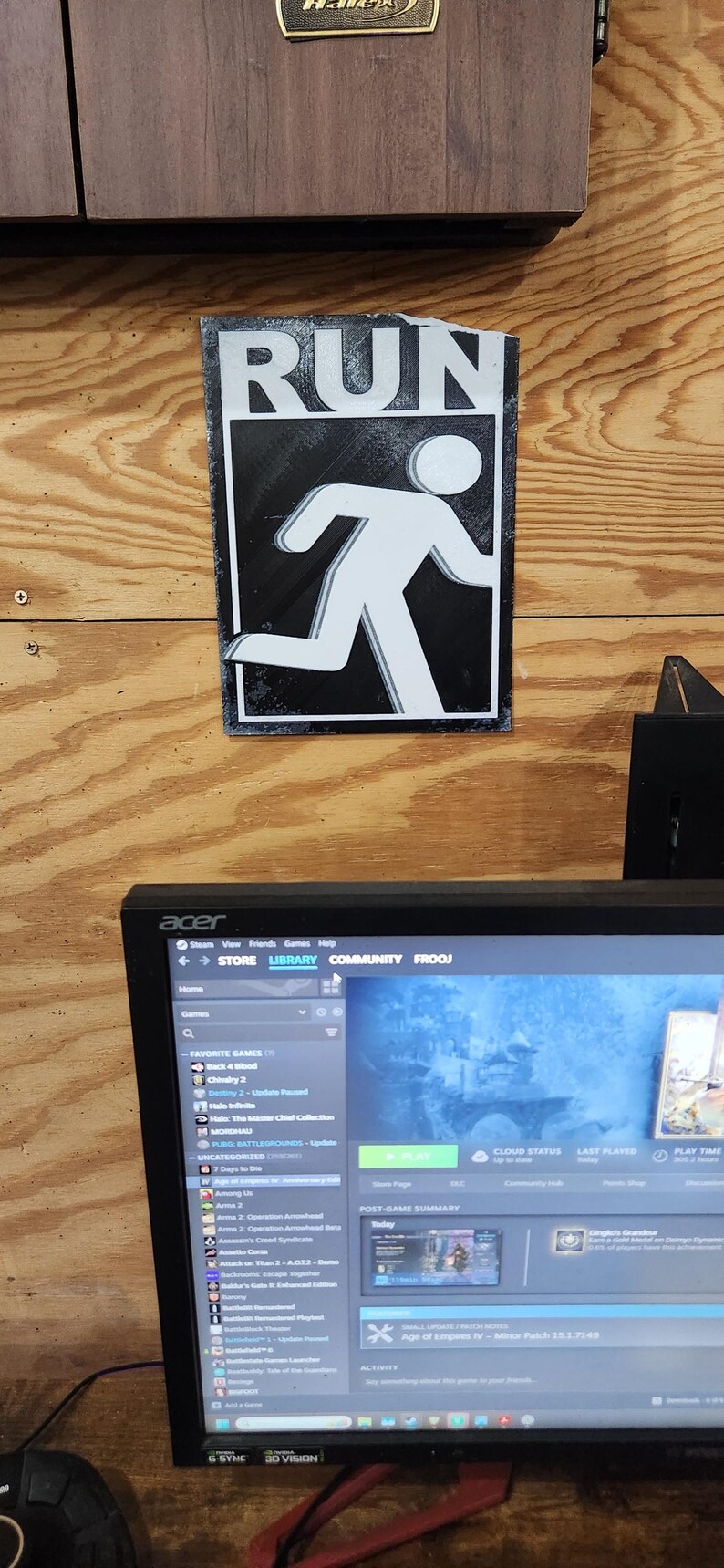 Escape From Tarkov Run Poster – 3D Printed Full Color Tarkov Gamer Wall ...