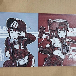 Killa & Tagilla Anime Poster – 3D Printed Full Color Tarkov Gamer Wall ...