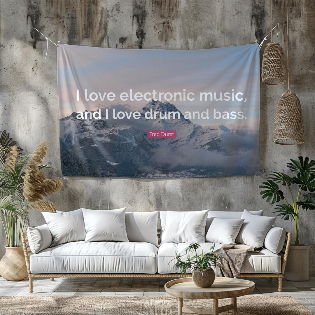 I Love EDM Drum & Bass Flag - Rave and Festival Flags - College Dorm ...
