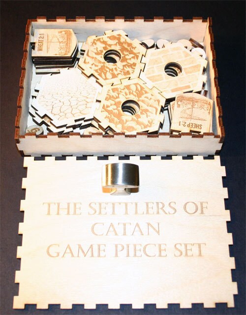 Complete MINI Game Piece Set Compatible With Settlers of Catan - Etsy
