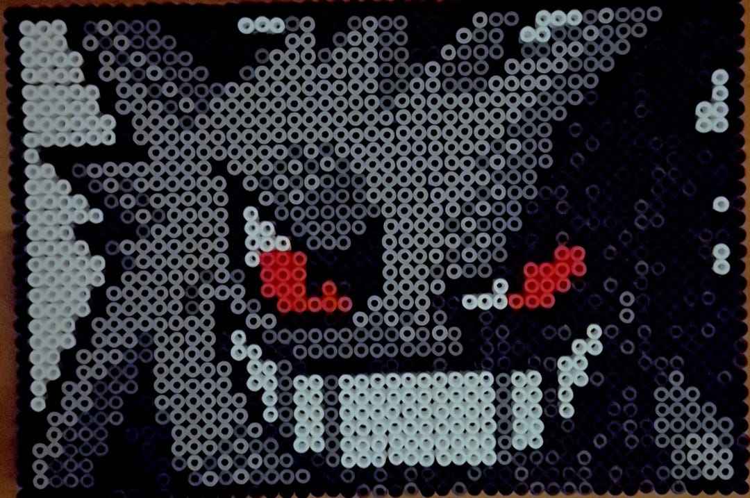 Hama Iron-on Beads Gengar Pokémon - Etsy