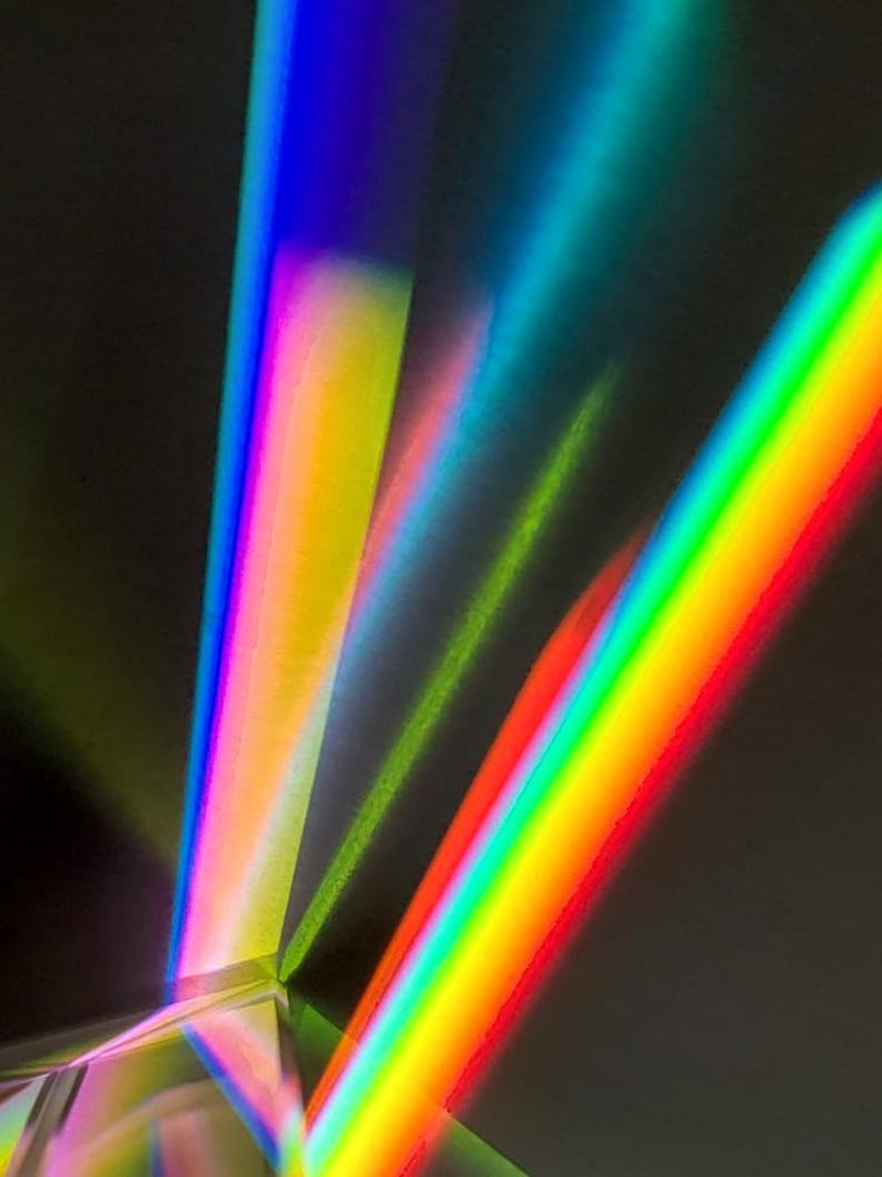Light Unveiled. It Transforms Into Magic! Prism-guided Rainbow ...