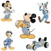 Vintage Blue Mickey Roadster Racer Image (instant Download) - Etsy