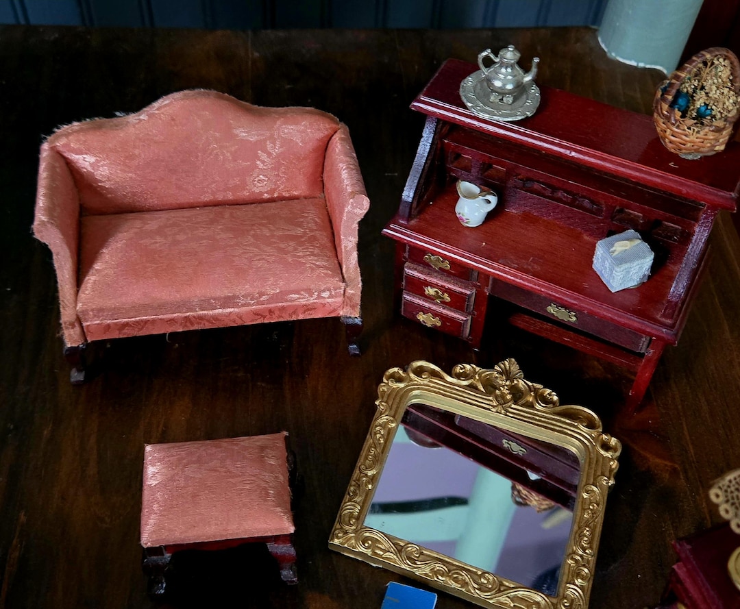 1/12 Scale Vintage Miniture Dollhouse Accessories and Furniture Set #14 ...