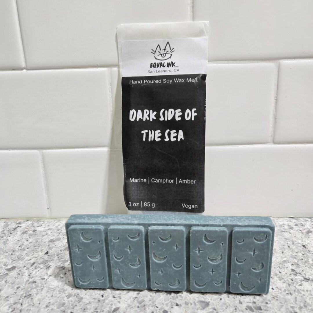Wax Melt Bar - Dark Side of the Sea - Marine | Camphor | Amber - Etsy
