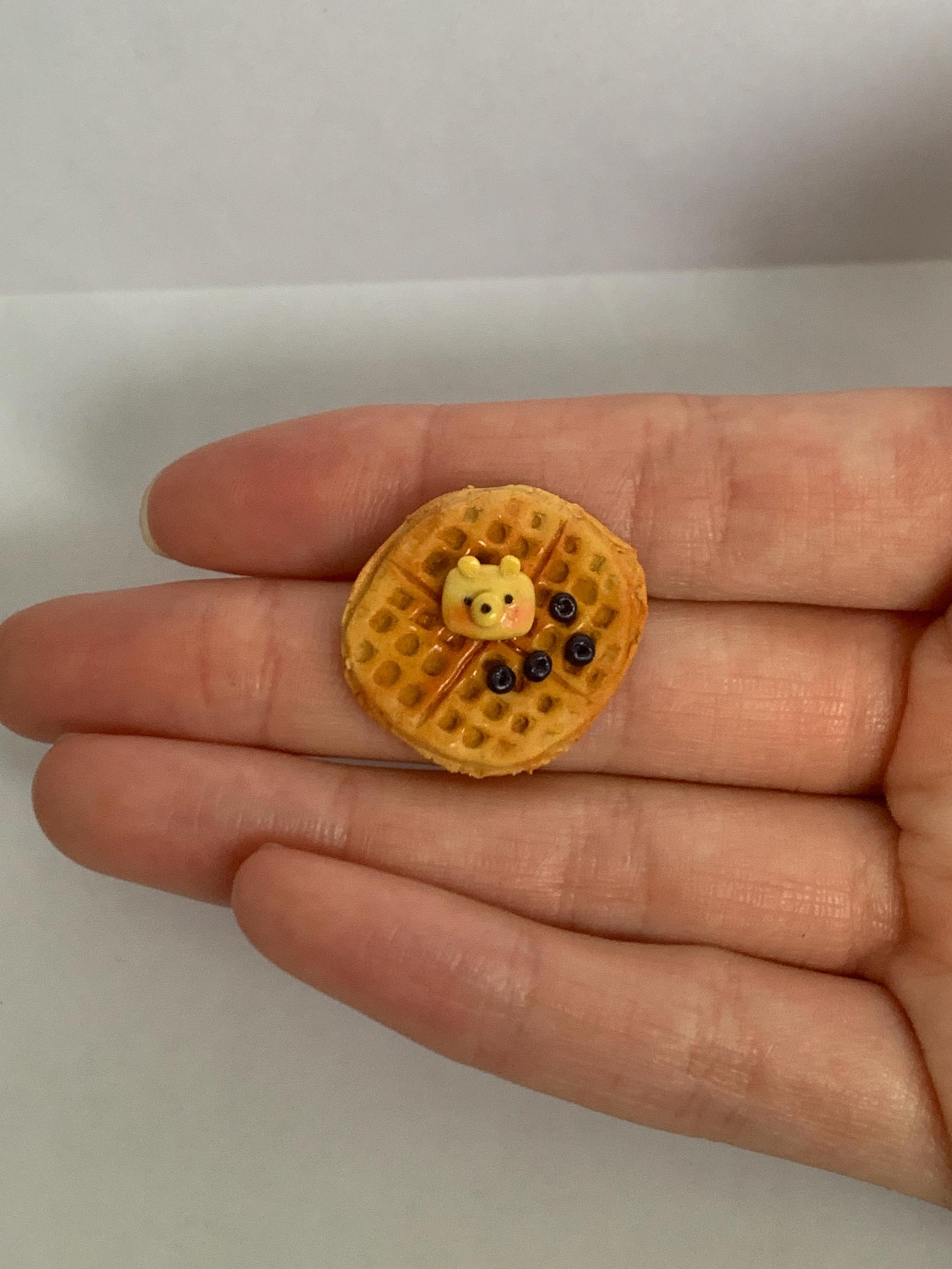 Miniature Waffles With Cute Toppings-accessories - Etsy