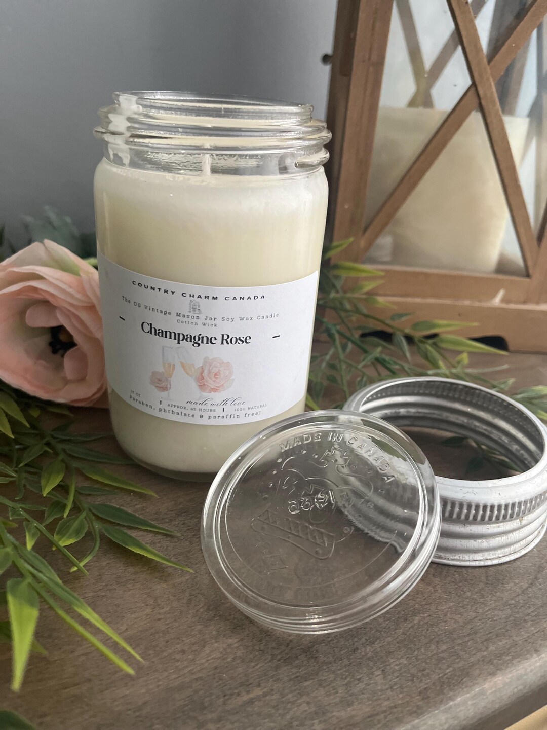 The Original Vintage Mason Jar Candle | Hand-poured | Soy Wax | Cotton ...