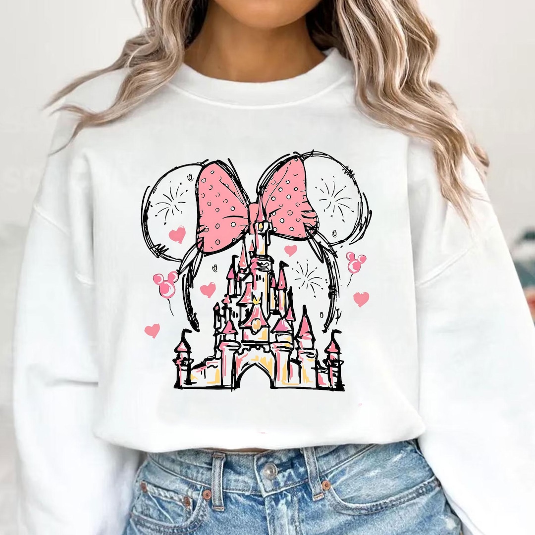 Disney Minnie Mouse Castle Design PNG, Magic Kingdom Family PNG, Disney ...