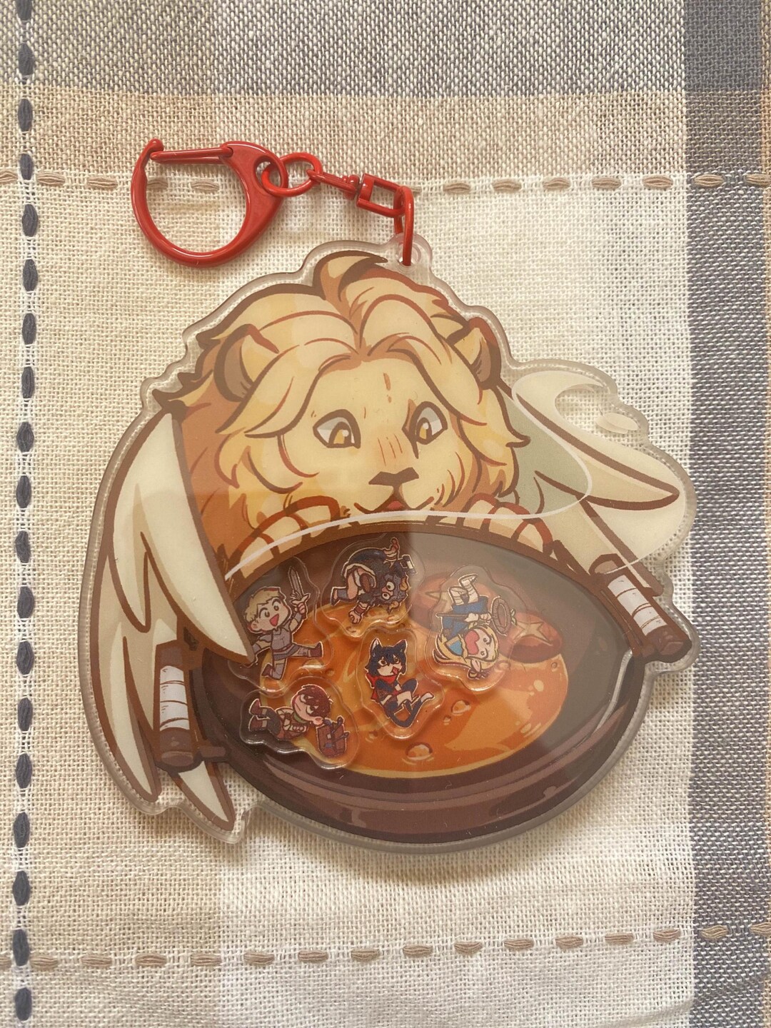 Dungeon Meshi Winged Lion Acrylic Shaker Charm (ft. Marcille, Laois ...