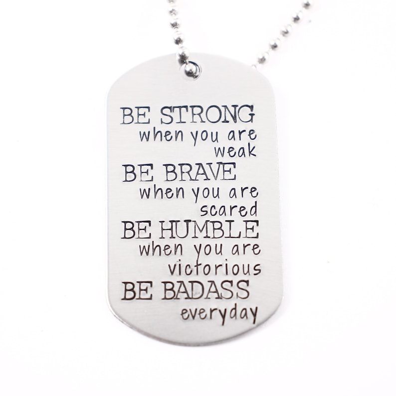 BE STRONG When You Are Weak Brave When You Are Scared... - Etsy