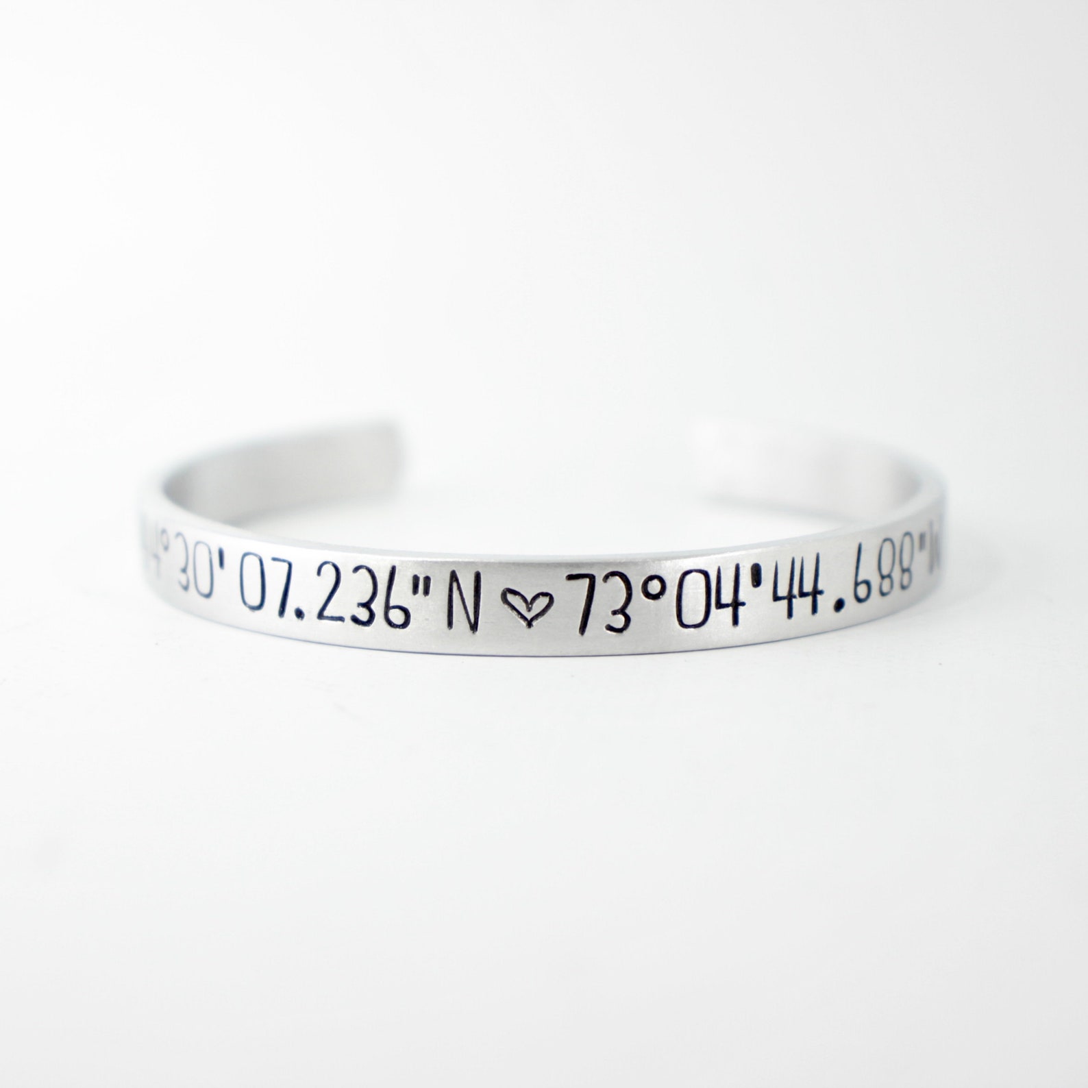 Custom Coordinate Bracelet - GPS Location - Coordinate Jewelry - Etsy