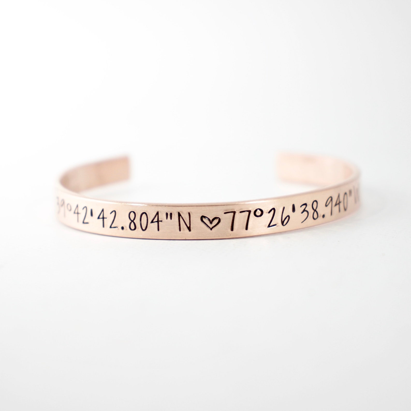 Custom Coordinate Bracelet - GPS Location - Coordinate Jewelry - Etsy