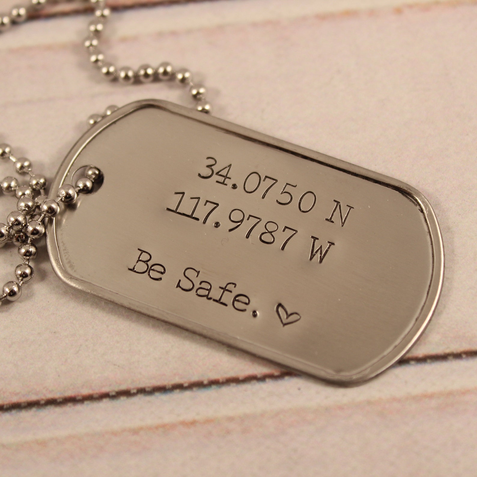 Personalized Dog Tag Necklace / Keychain With Your Choice of - Etsy