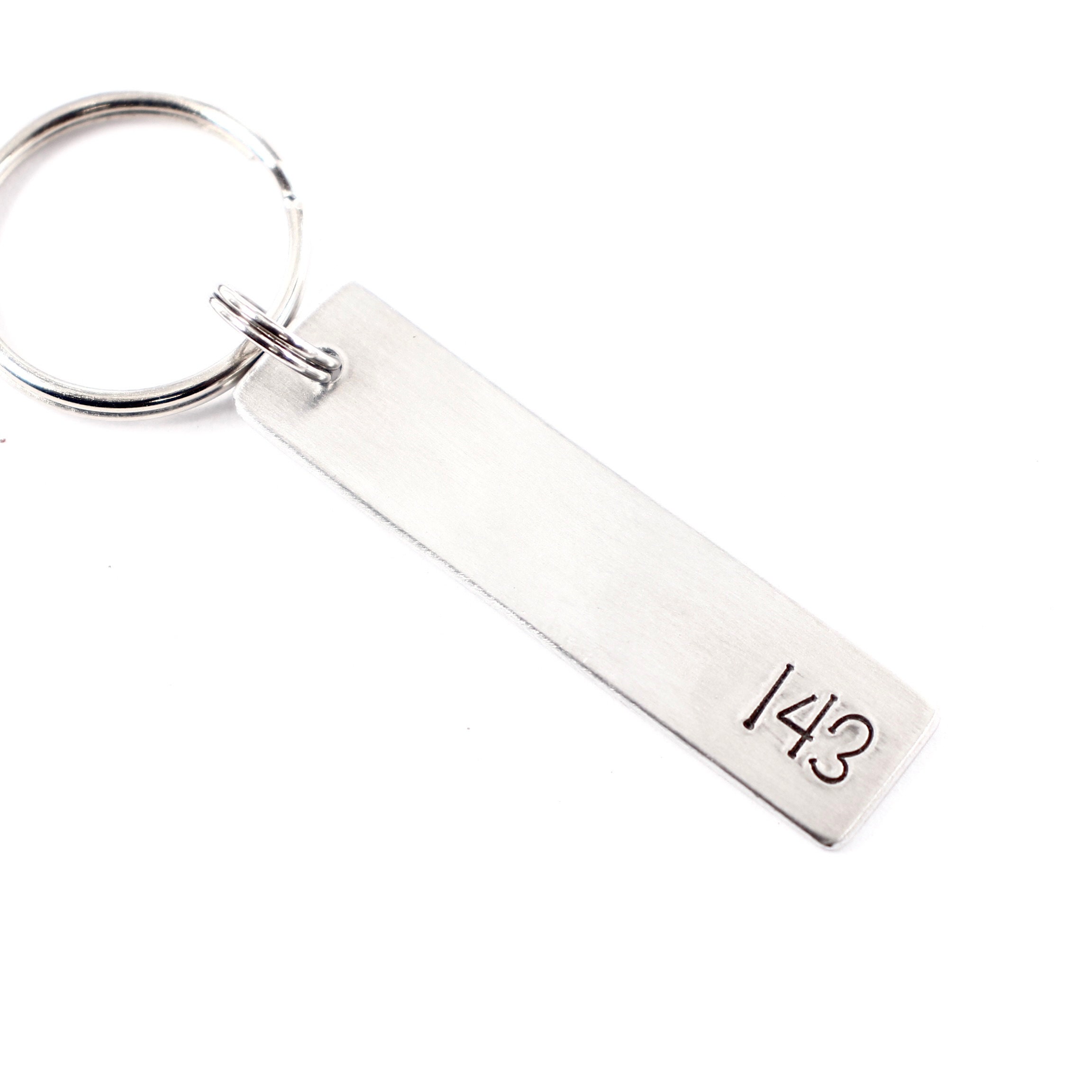 143 Keychain - Available in Aluminum and Stainless Steel - Etsy