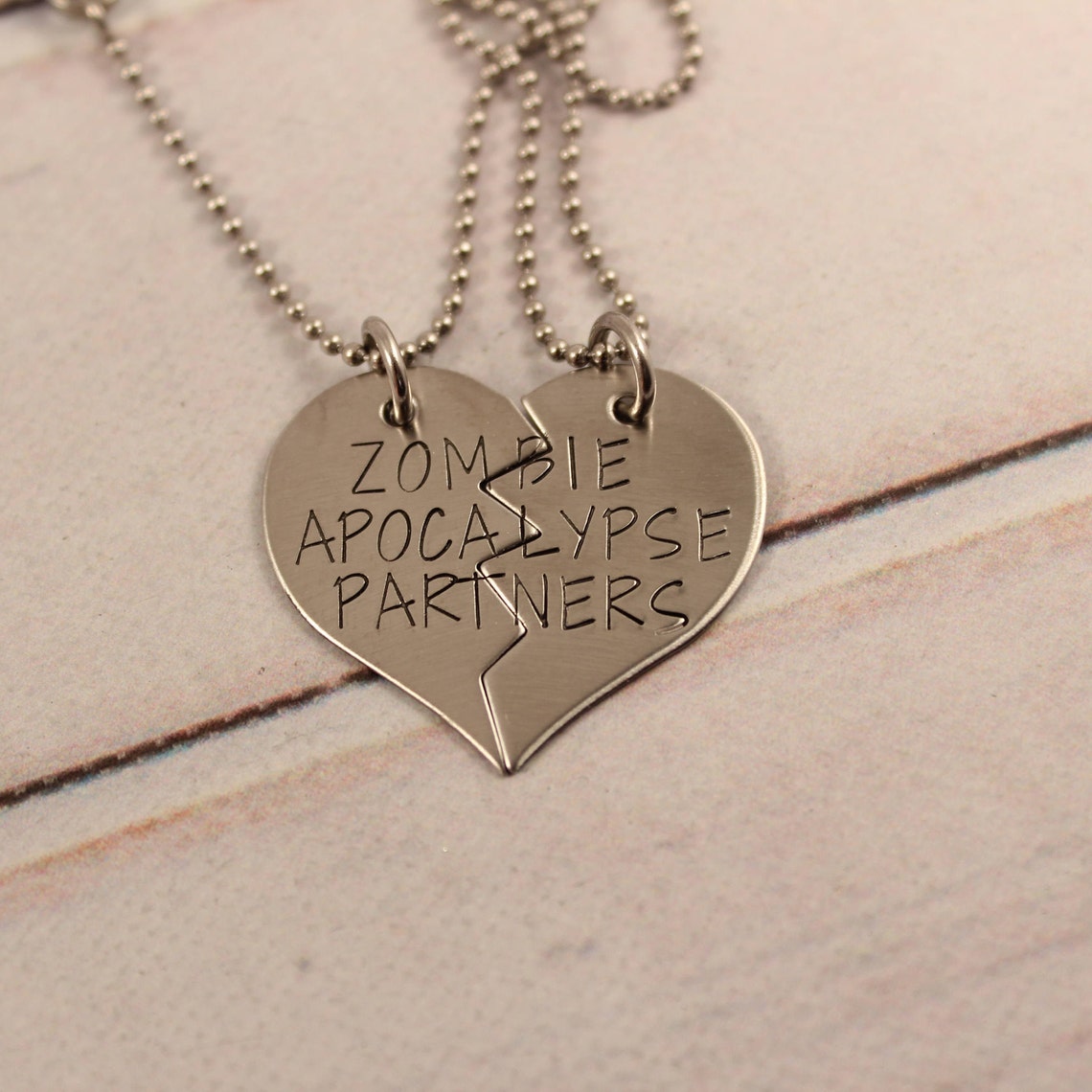 Necklace Set zombie Apocalypse Partners Best - Etsy