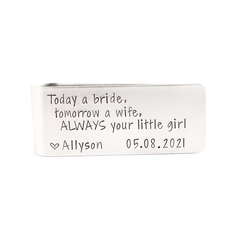 Today a Bride Tomorrow a Wife ALWAYS Your Little Girl Hand - Etsy