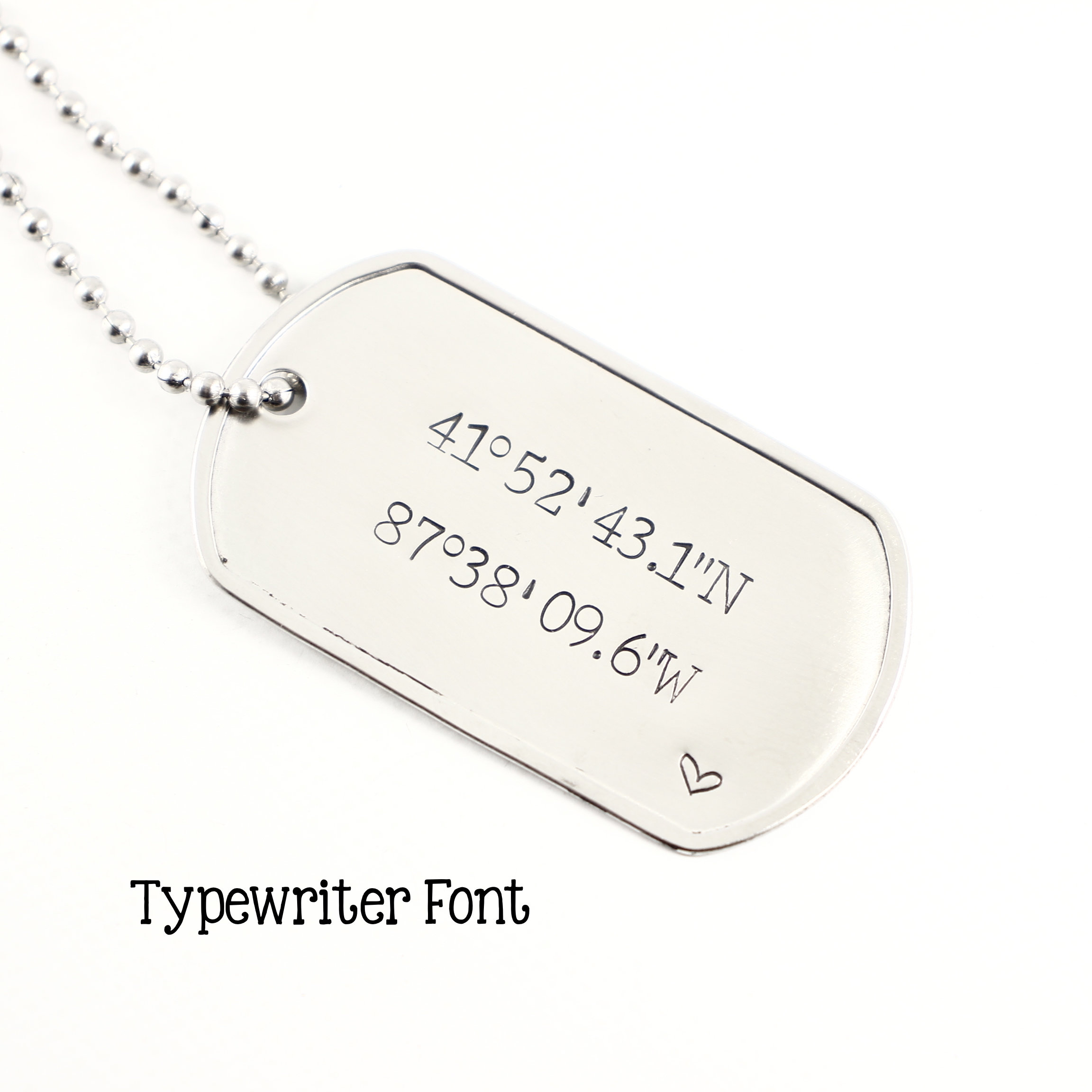 Personalized Dog Tag Necklace / Keychain With Your Choice of | Etsy