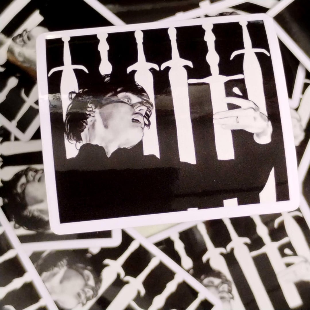 Six of Swords Sticker | My Chemical Romance Vinyl Sticker | MCR Sticker ...
