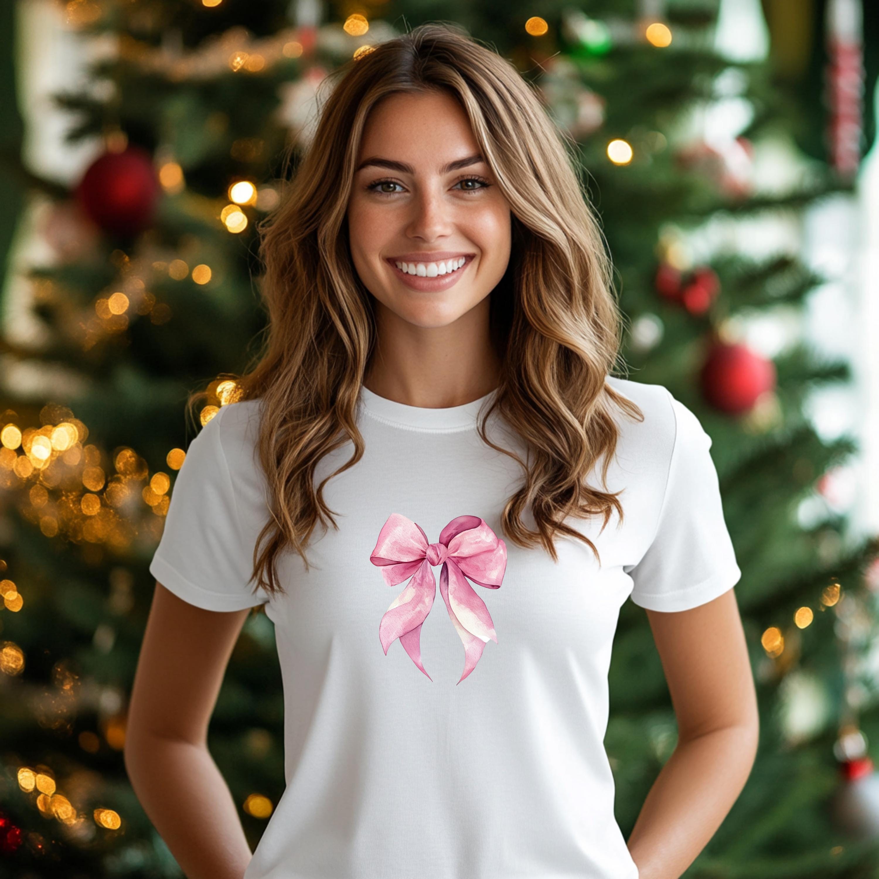 Watercolor Coquette Bow Clipart Bundle Commercial Use Pink Coquette Bow ...