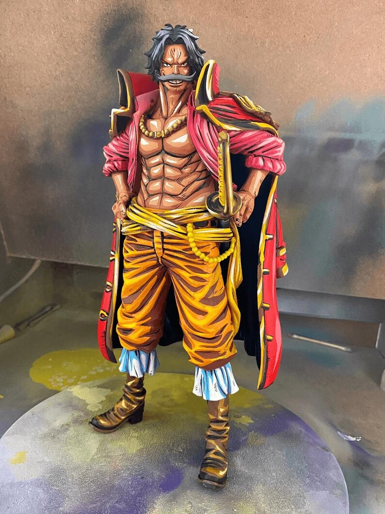 One Piece – Gol D Roger (repaint Statue) - Etsy Australia