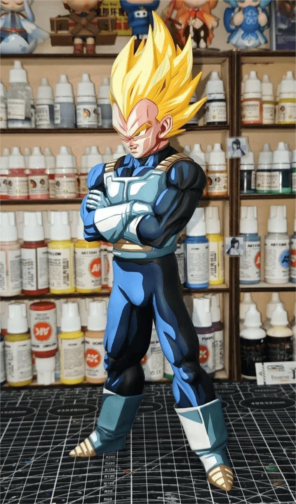 Dragonball – SSJ Vegeta Grade 2 (repaint) - Etsy