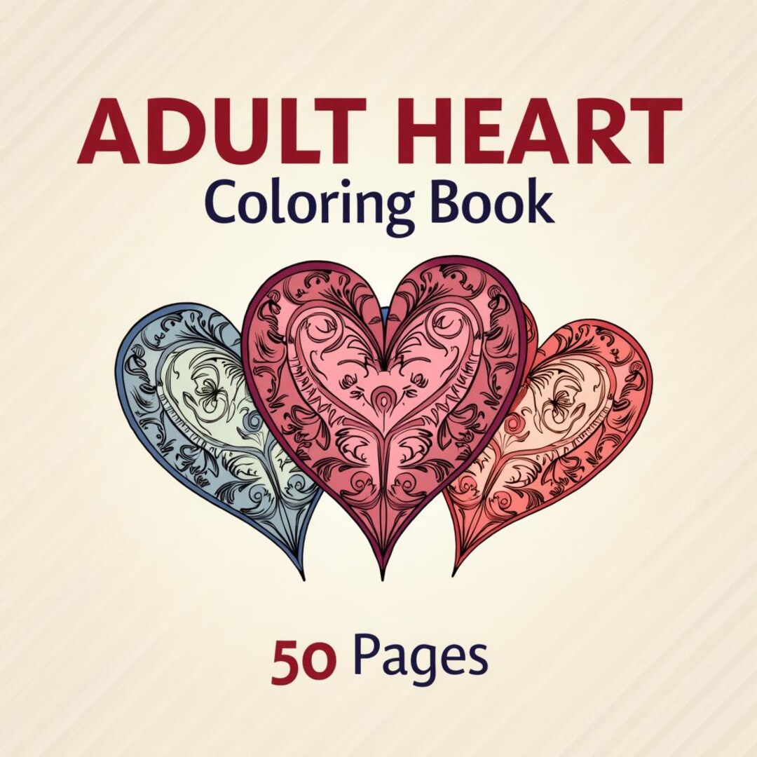 Boyama / Sanatsal Kalpler Boyama Kitabı / Rahatlatıcı Kalpler Boyama ...