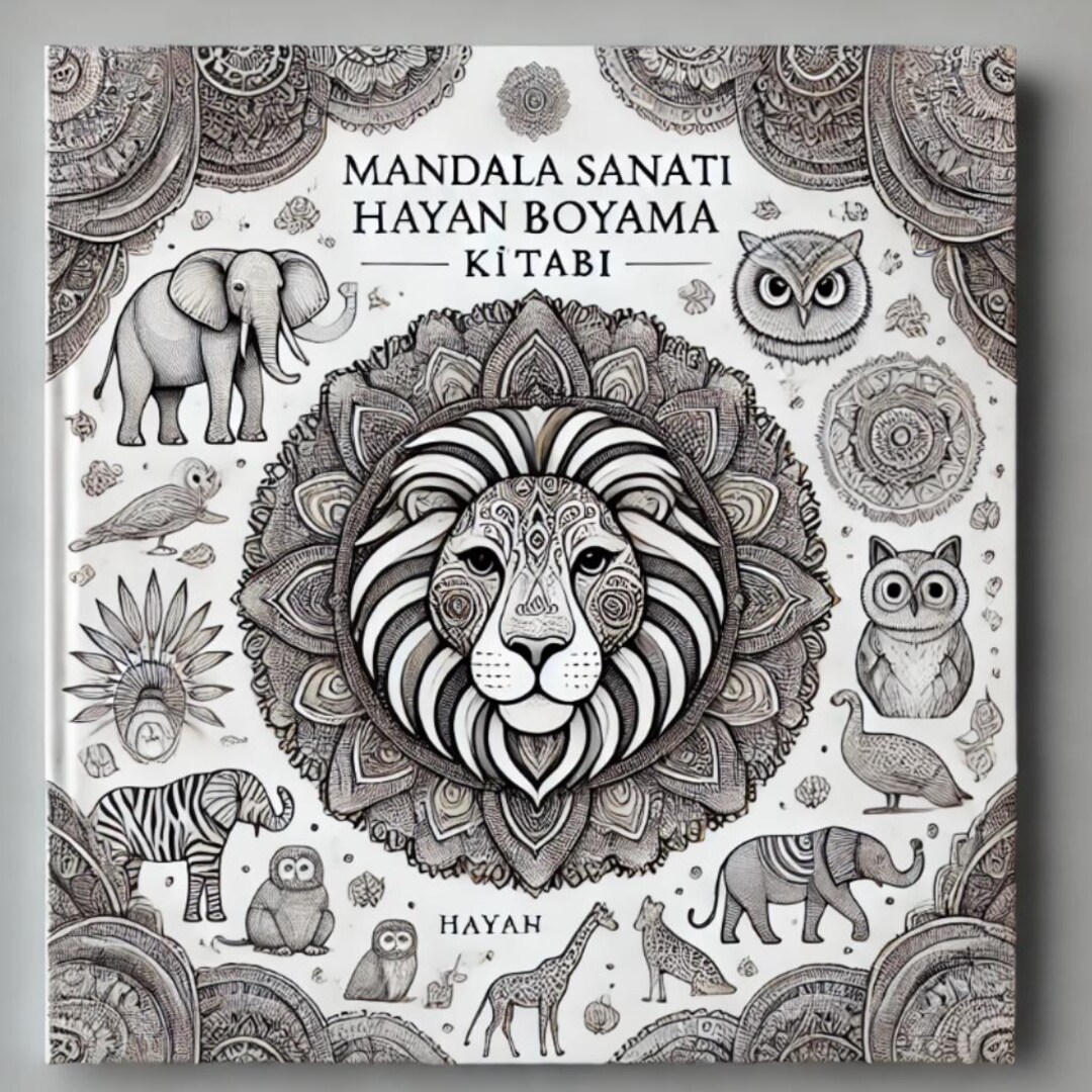 Mandala Sanatı: Hayvan Boyama Kitabı / Vahşi Doğanın Mandala Dokunuşu ...