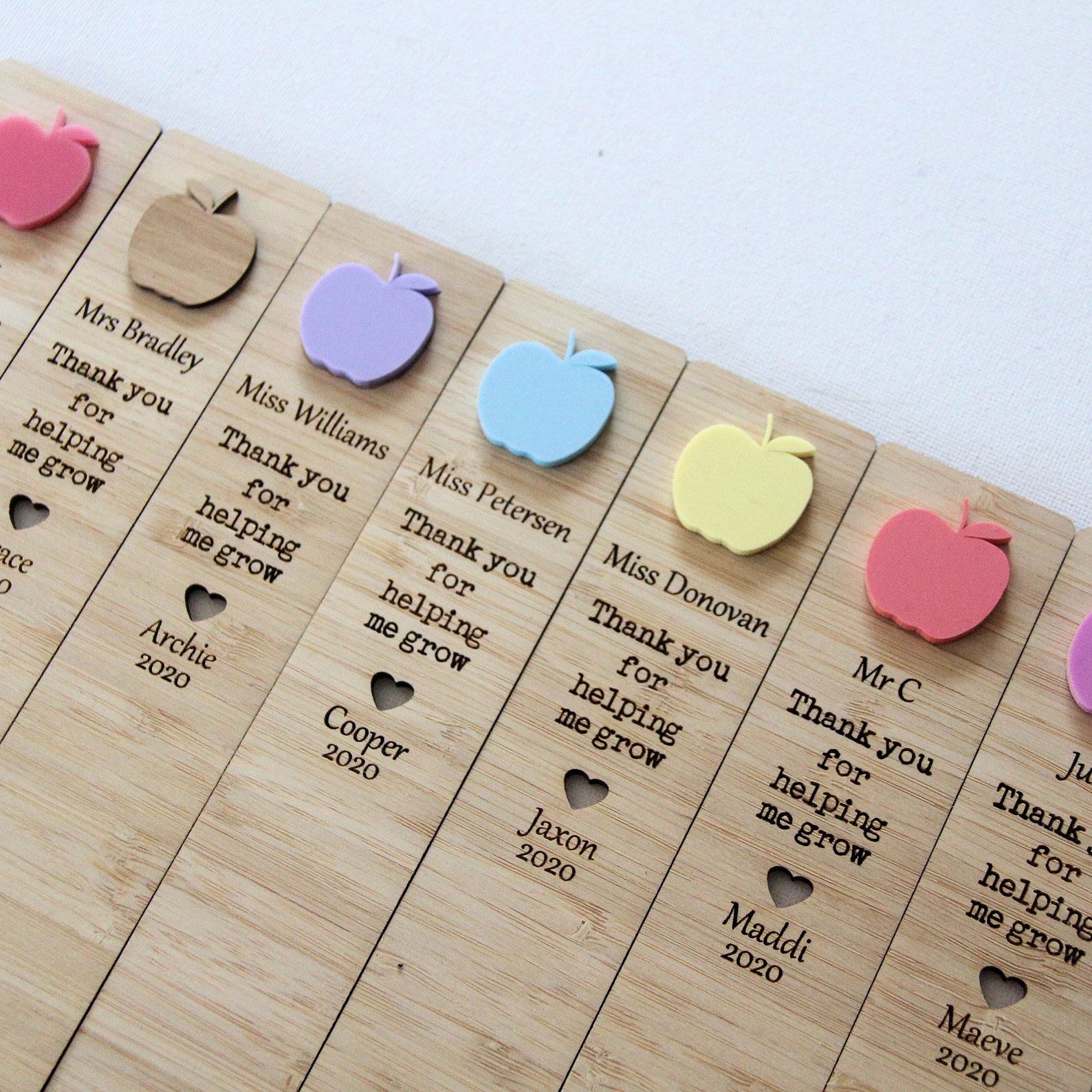 Teacher Bookmark Personalised Teacher Gift Teacher Thank You - Etsy