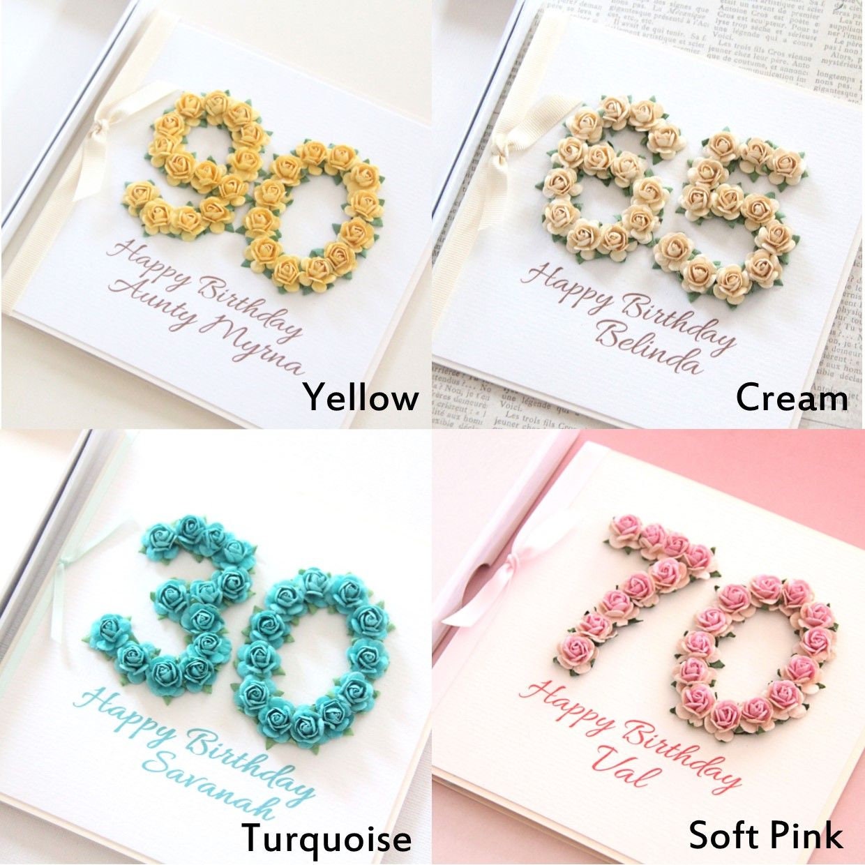 99th Birthday Card 9 Colours Personalised 99th Birthday - Etsy Australia