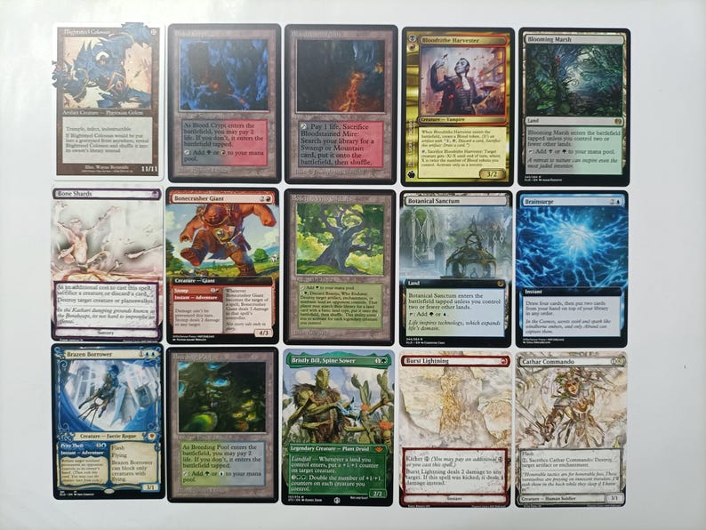 TWO CUBES! - 550 Double Sided Cards Mtg Magic Proxy Bootleg Vintage ...