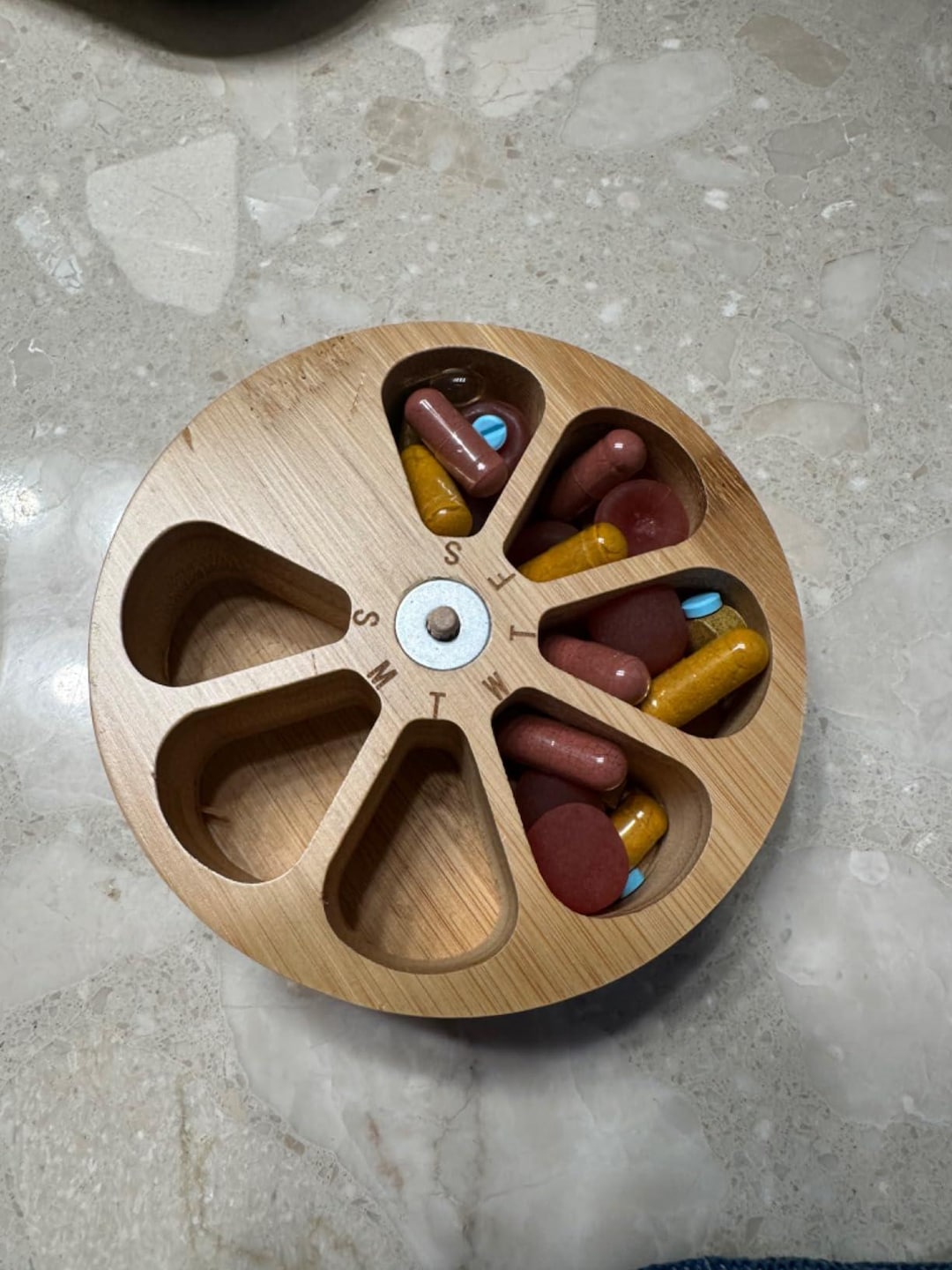 Wooden Handmade Pill Box - Etsy