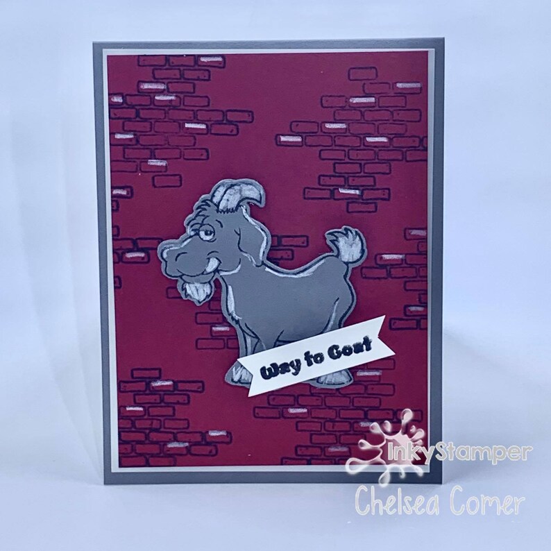 Inkystamper Goat Stamp Set - Etsy