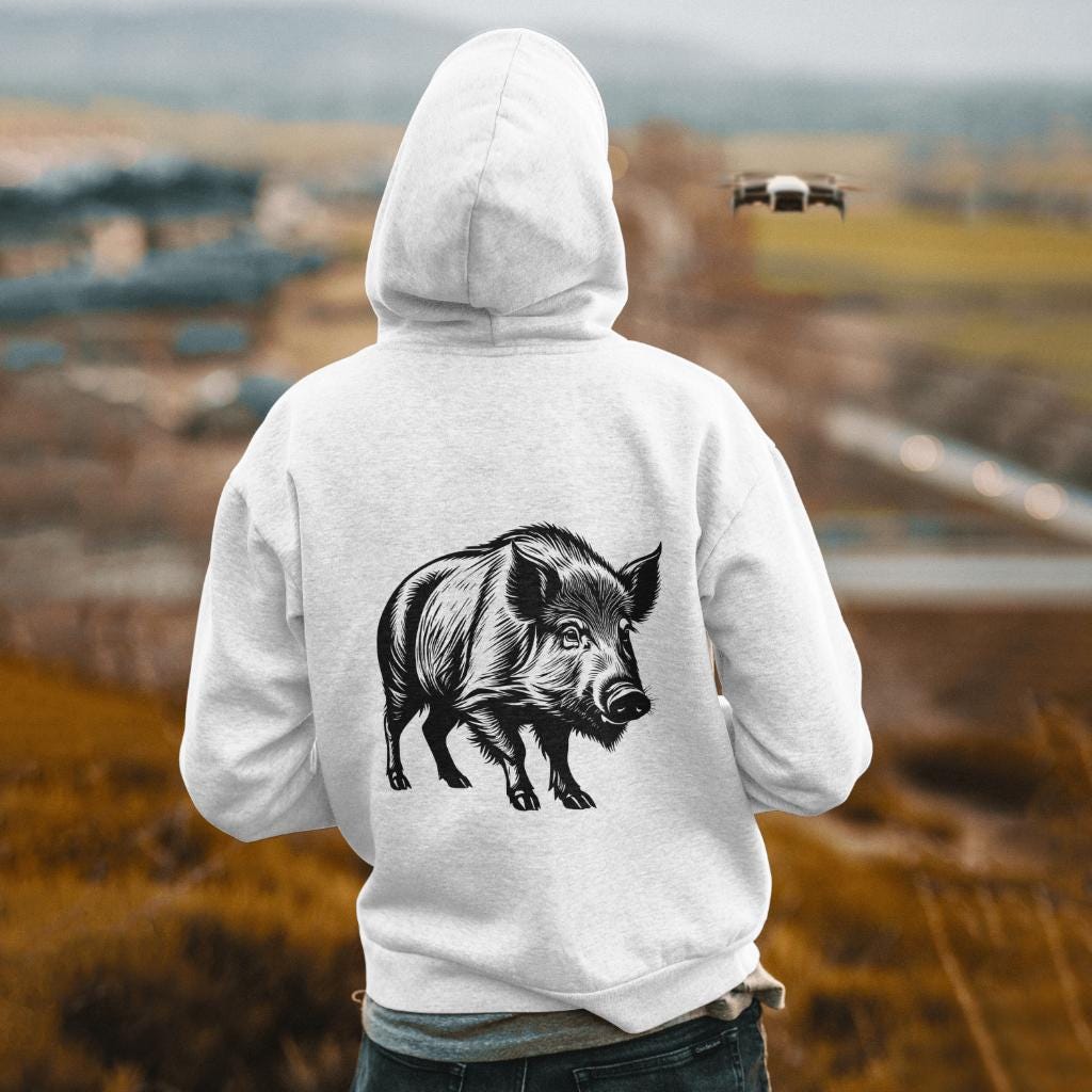 Wild Boar Laser Engraving Files, Svg Png Jpg Pdf | Vector Cut & Print ...