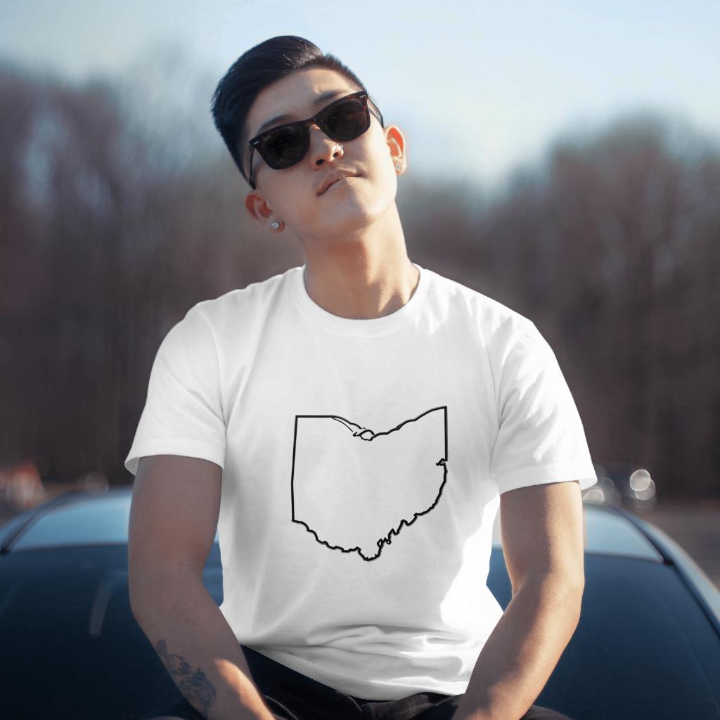 Ohio State Shape Outline, Ohio Vector File, Ohio Design, Ohio State ...