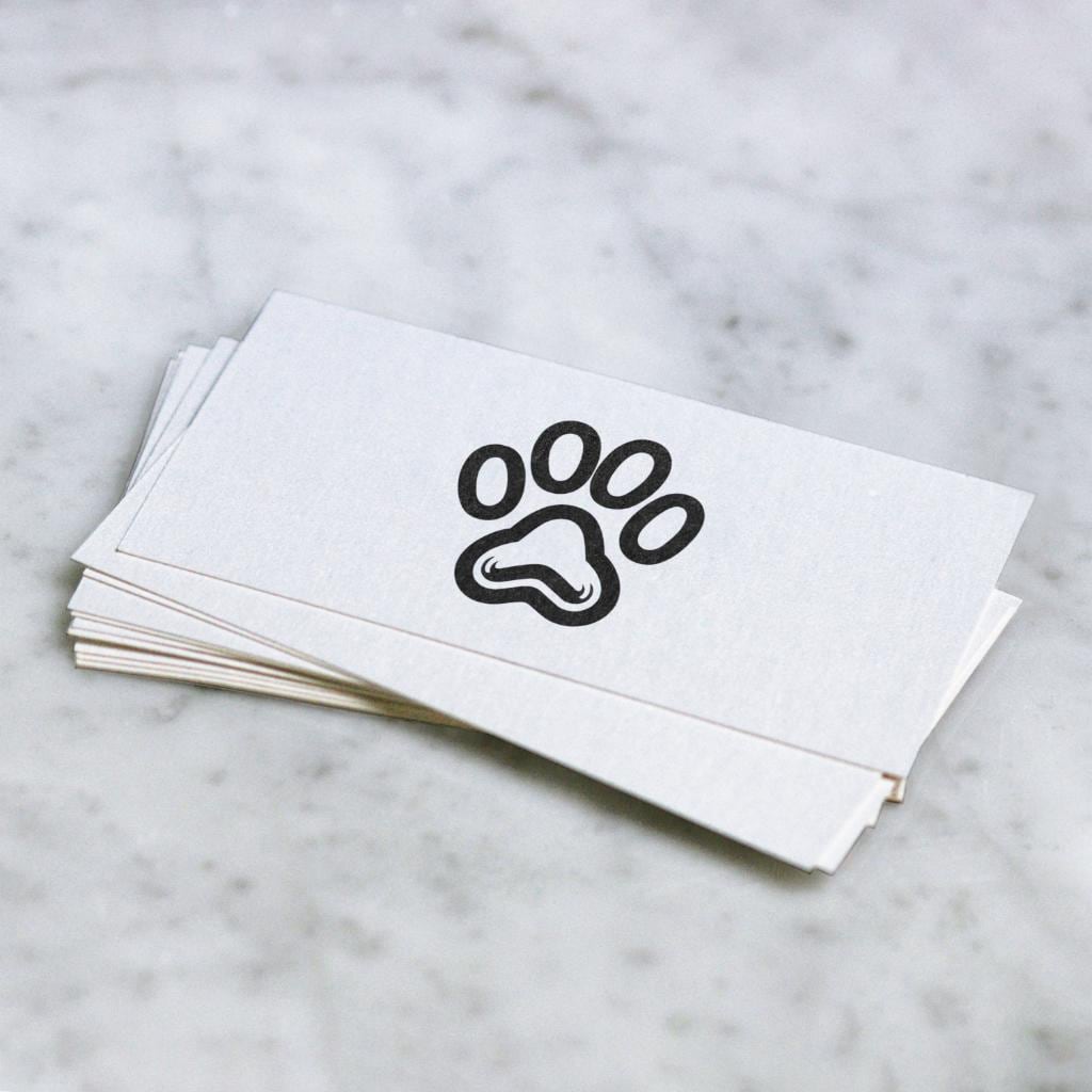 Dog Paw Print Outline, Dog Paw Print Cut Files, Dog Paw Outline Vector ...