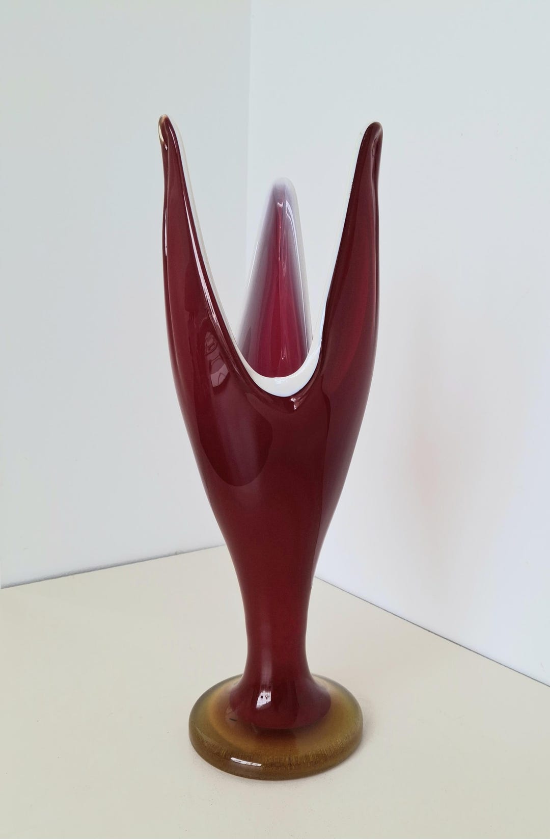 MCM Tulip Shape Vase/drobnjak Vase/1970s - Etsy