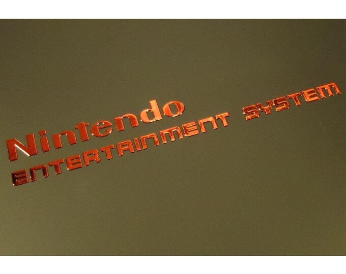 Nintendo Entertainment System Logo Fridge Magnet/shelf Display - Retro ...