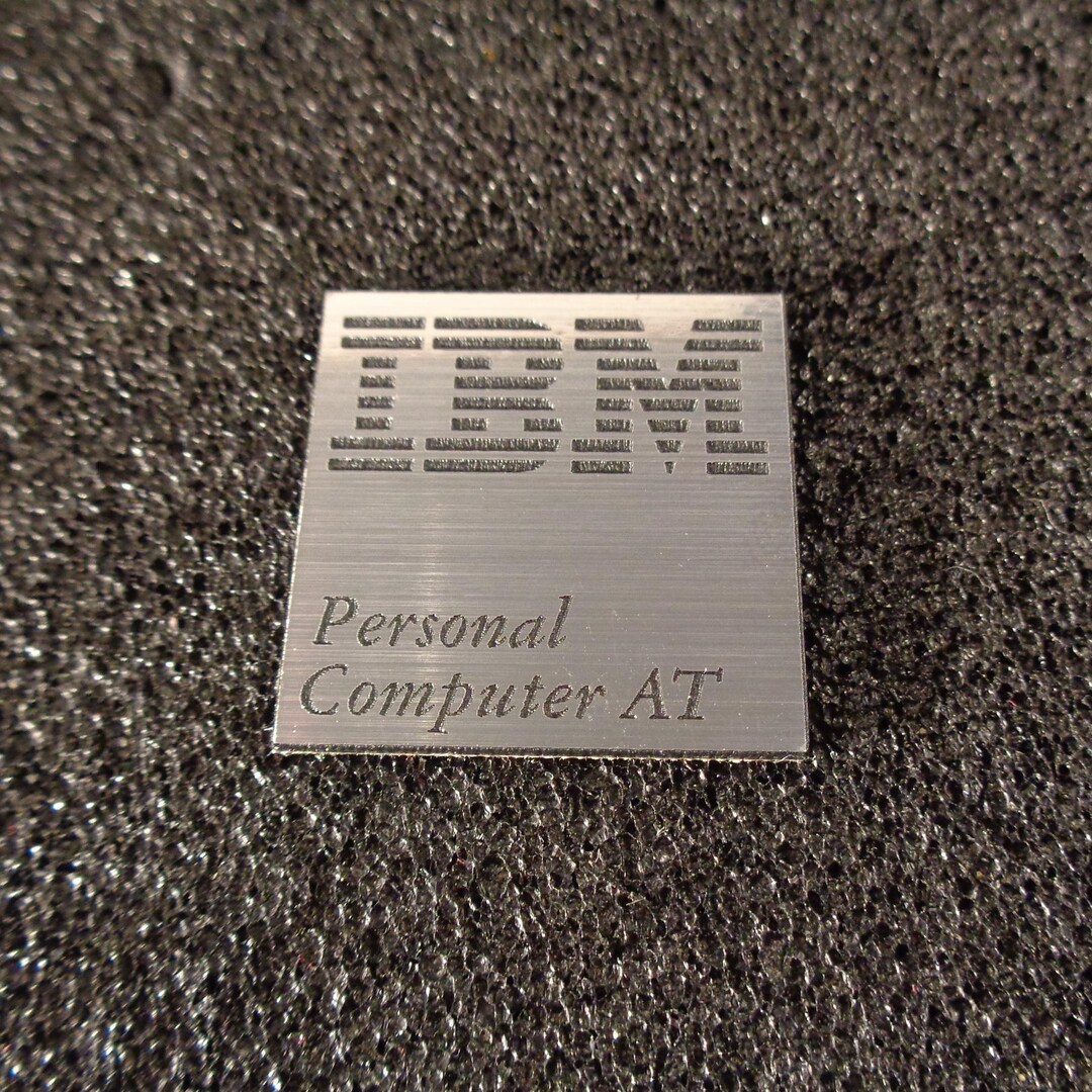 IBM PC AT Logo Label Decal Case Sticker Badge [538] - Etsy