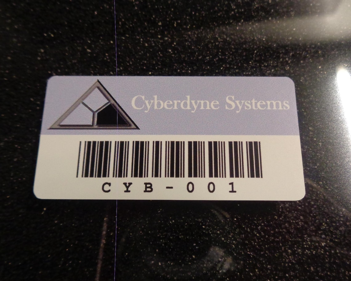 Cyberdyne Asset Tag Vinyl Sticker / Label / Aufkleber / Badge / Logo 2 ...