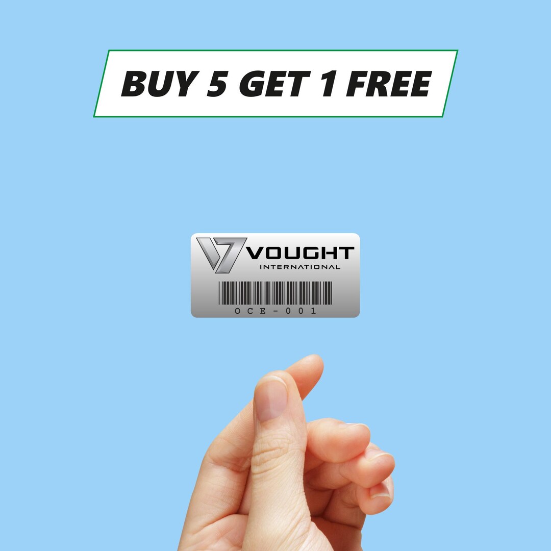 Vought International Asset Tag Vinyl Sticker / Label / Aufkleber ...