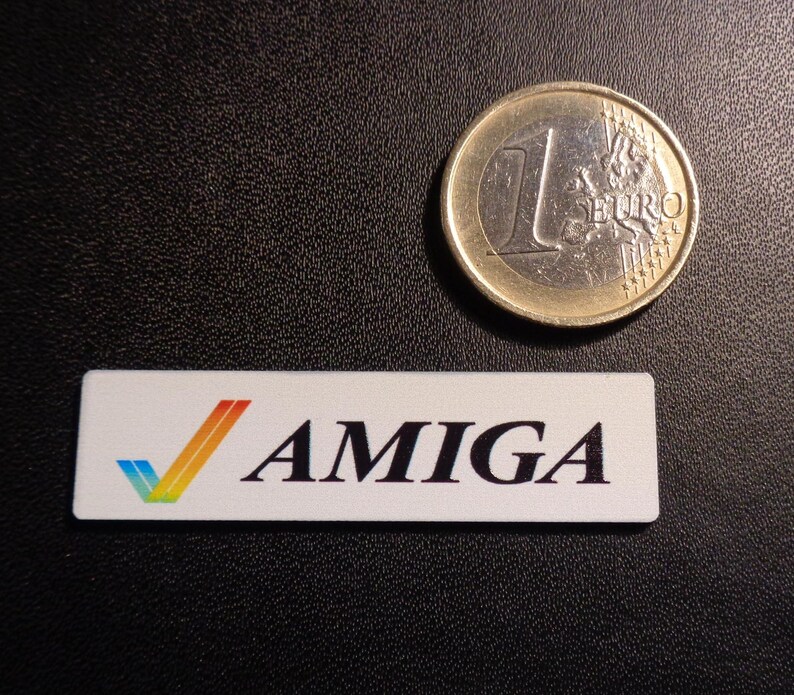 Commodore Amiga 600 1200 Color Logo / Sticker / Badge 49 X 13 Mm [459b ...