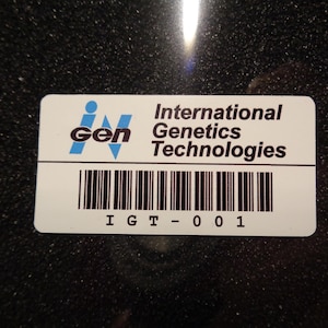 Ingen Asset Tag Vinyl Sticker / Label / Aufkleber / Badge / Logo 2 X ...